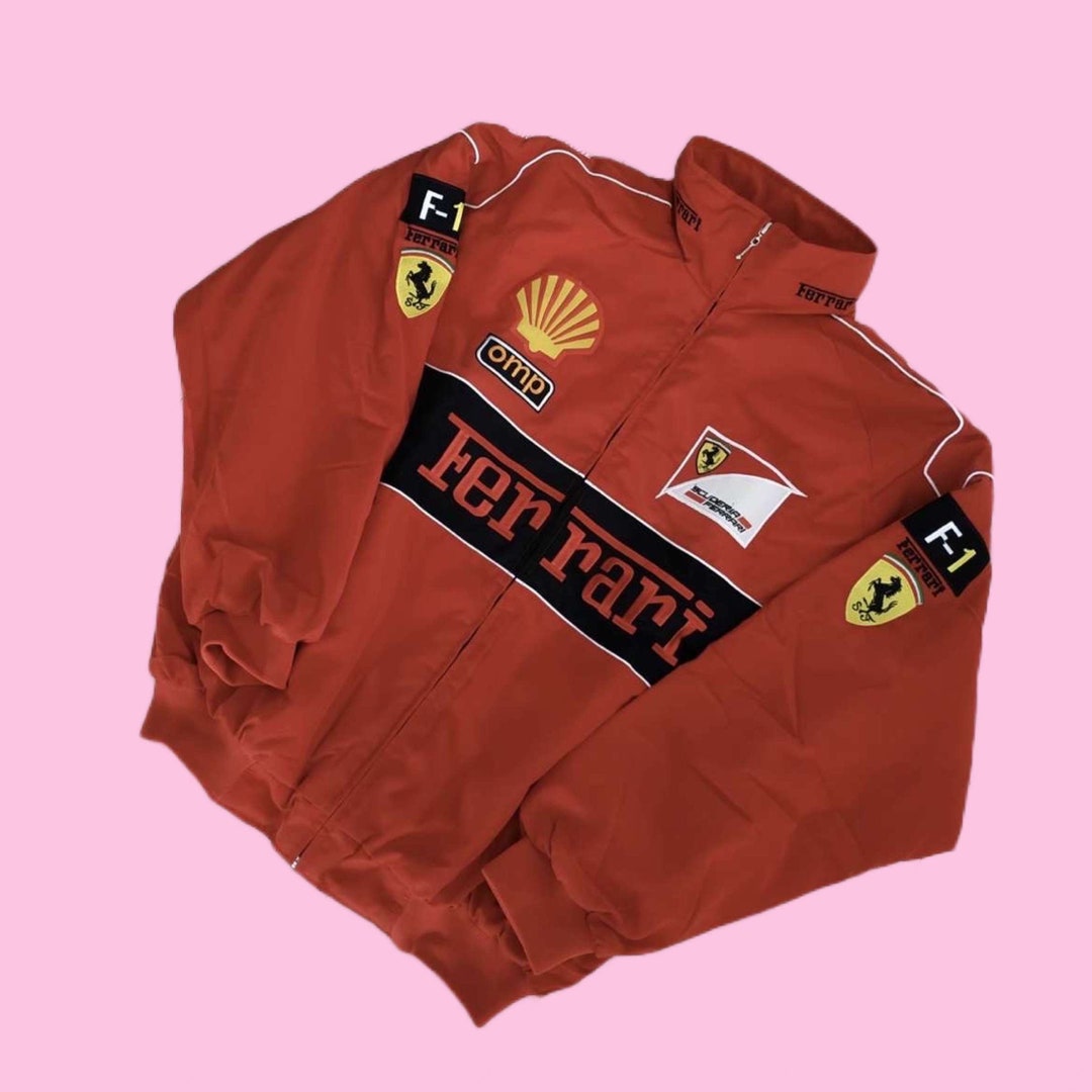 Y2K RED RACING JACKET - Etsy