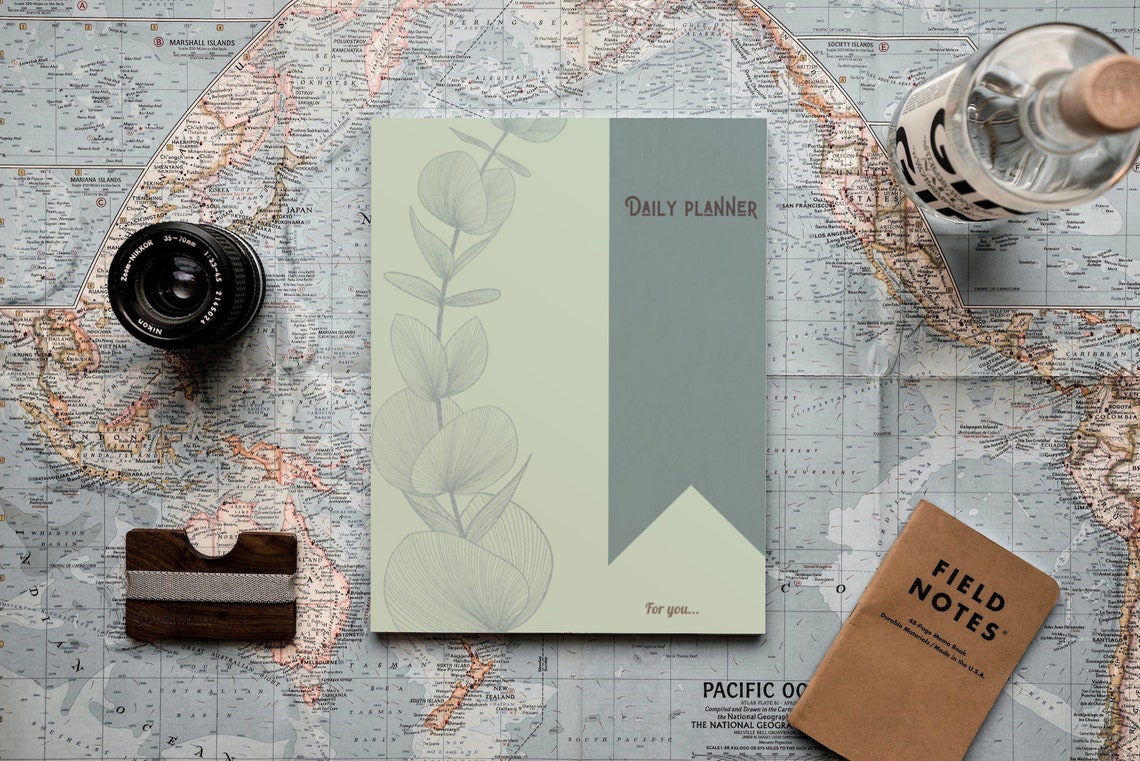 Printable Dailyplanner, Instant Download, Modern and Softdesign, Front ...