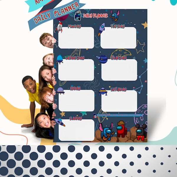 Digital Template Among Us Party - Etsy