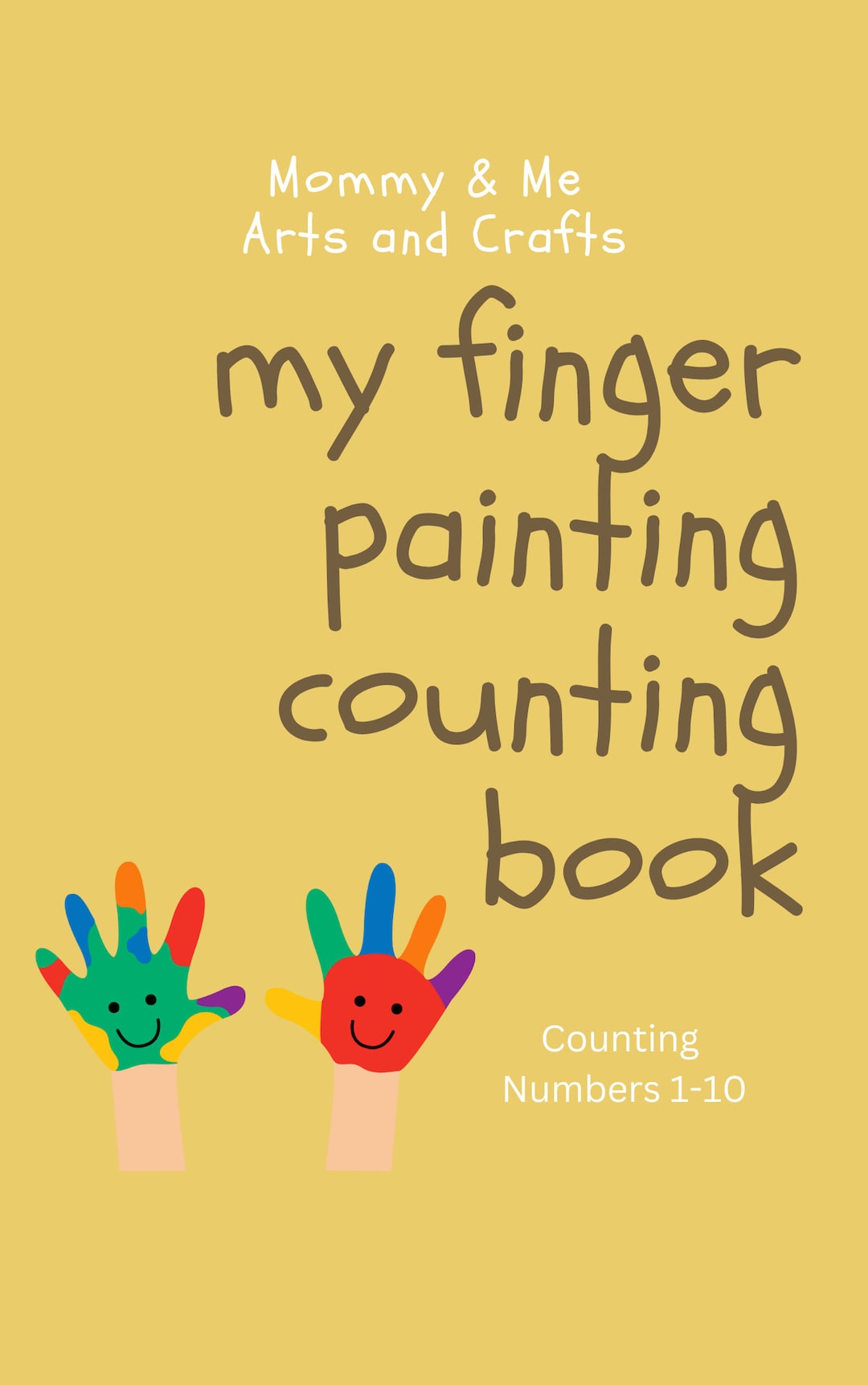 My Finger Painting Counting Book - Etsy