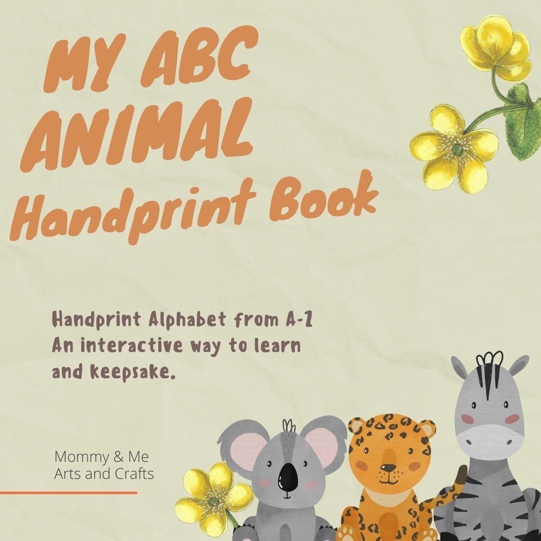 ABC HANDPRINT BOOK - Etsy
