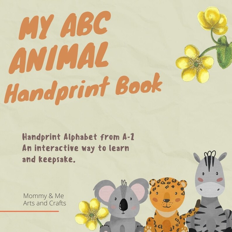 ABC HANDPRINT BOOK - Etsy