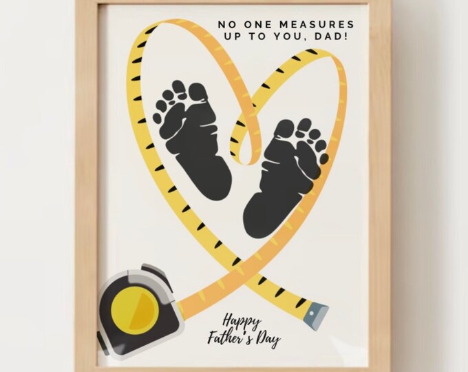 Fathers Day Footprint Craft, Following in Your Footsteps, DIY Craft ...