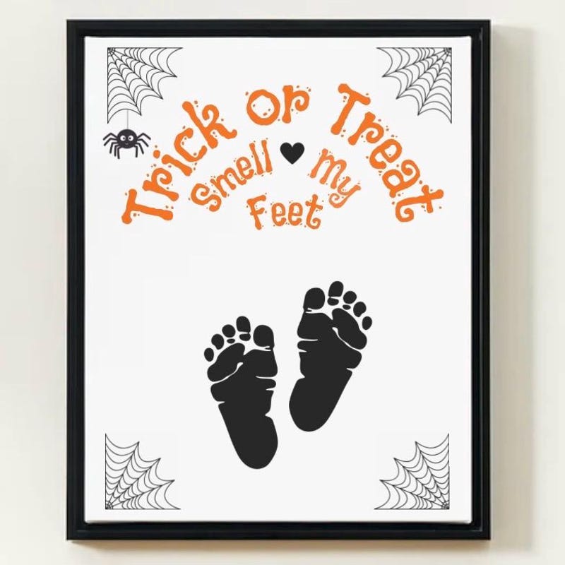 Trick or Treat Smell My Feet Printable - Etsy