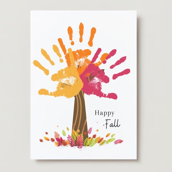 Handprint Tree - Etsy