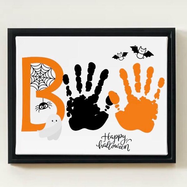 Halloween Handprint Craft - Etsy