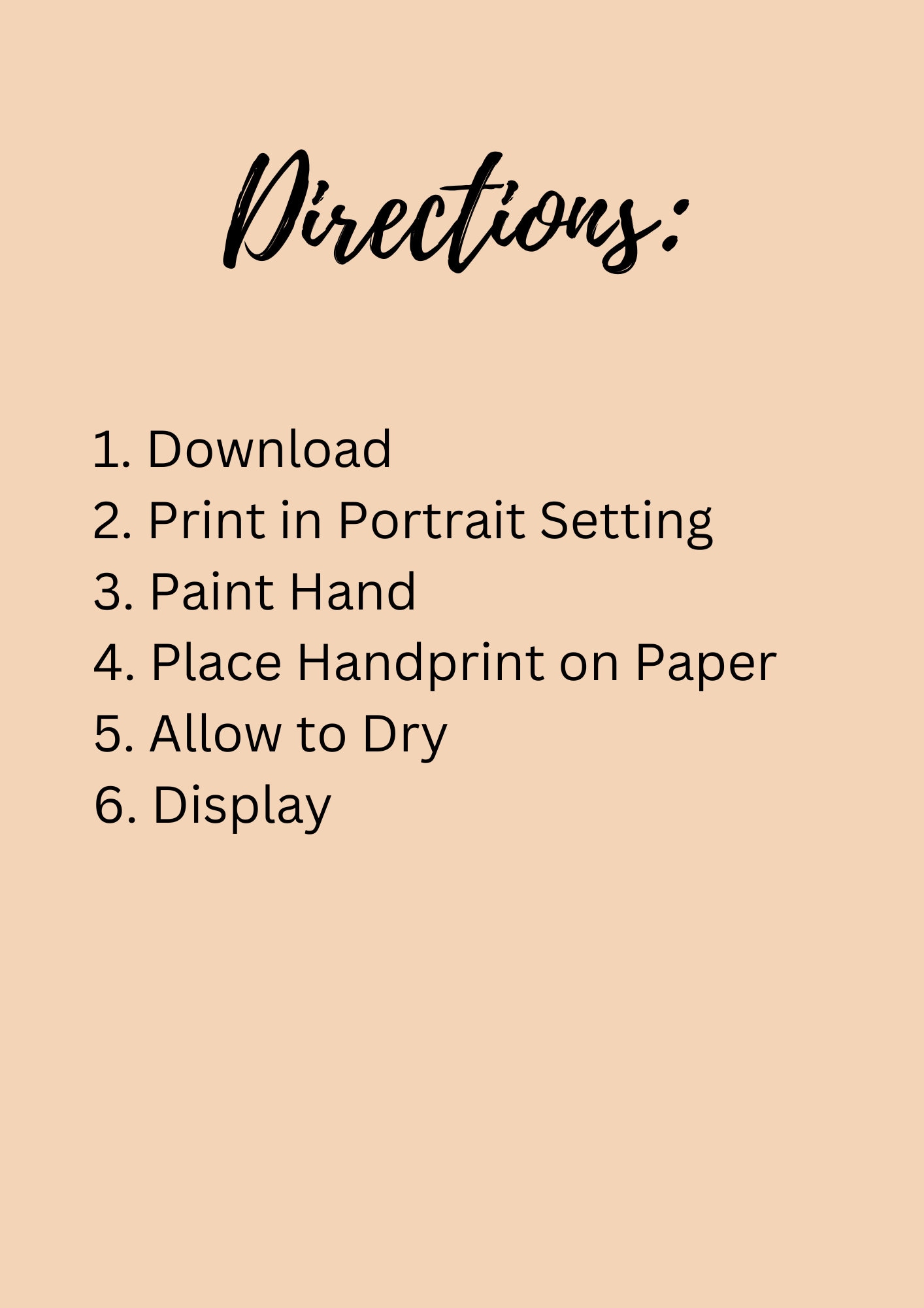 MY ZOO ANIMALS Handprint Book, Printable Book for Toddlers ...