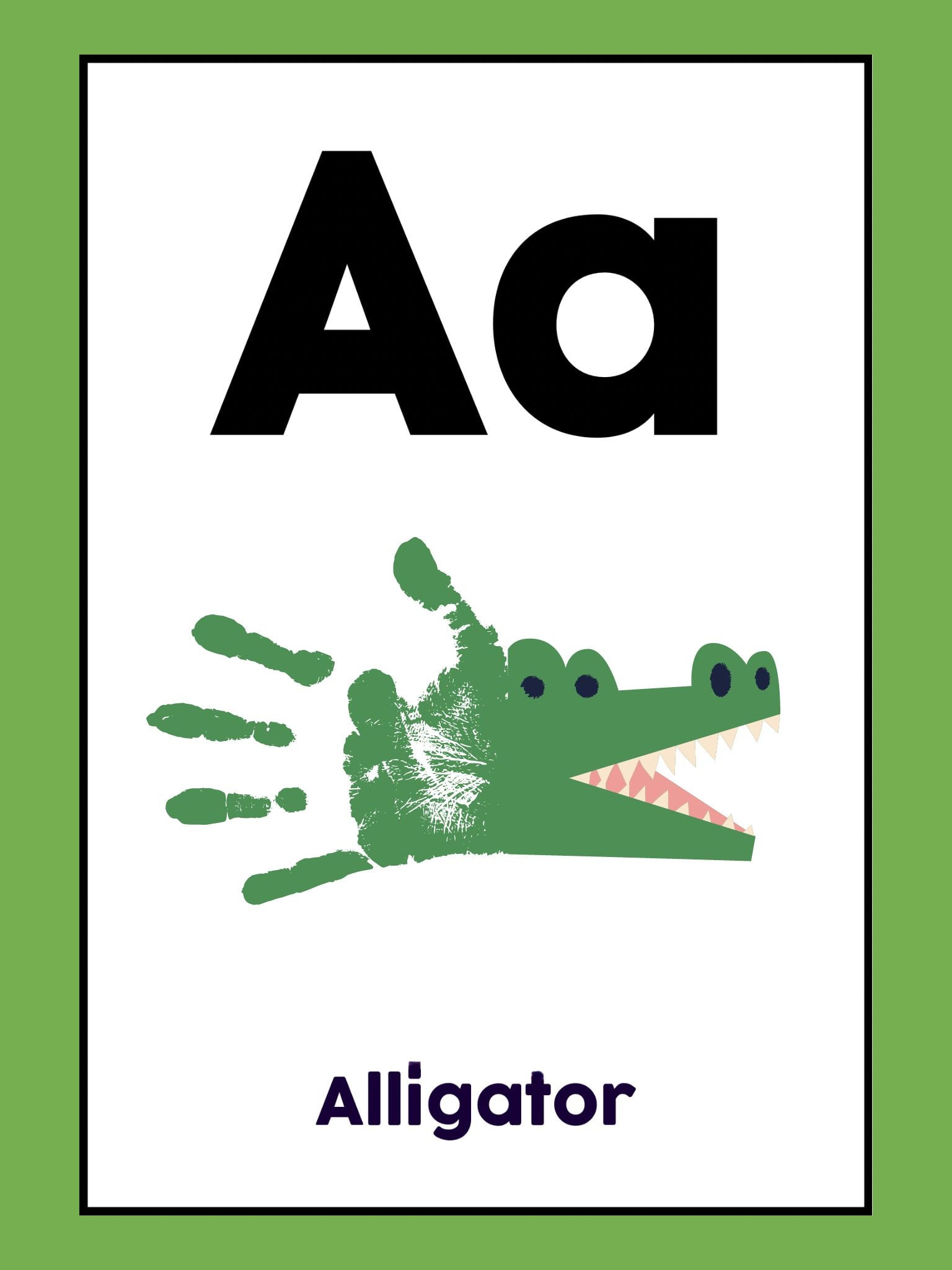 ABC HANDPRINT BOOK - Etsy