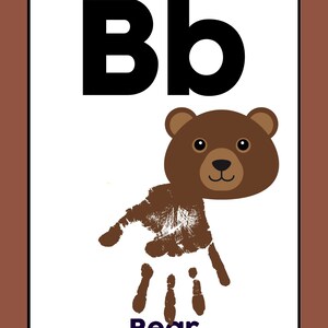 ABC HANDPRINT BOOK - Etsy