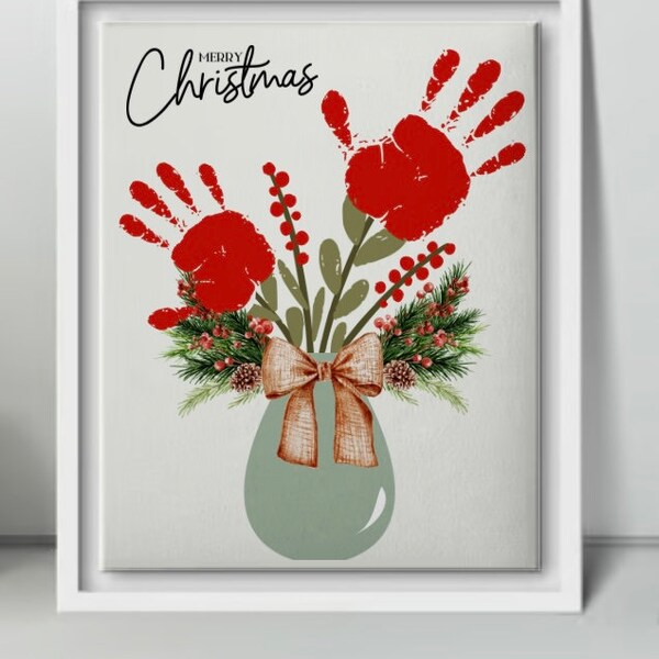 Christmas Handprint - Etsy