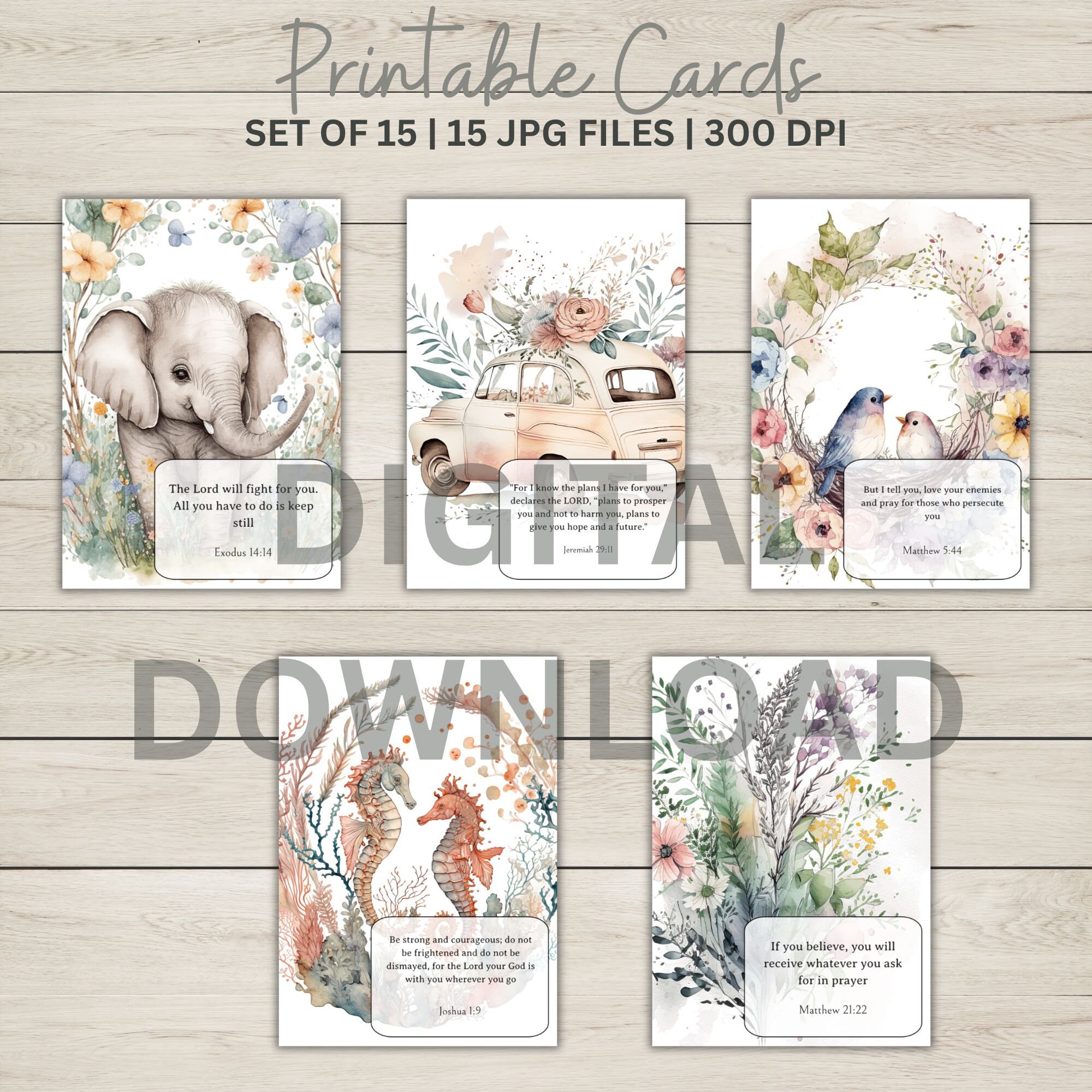 Printable Abeka Bible Verse Cards