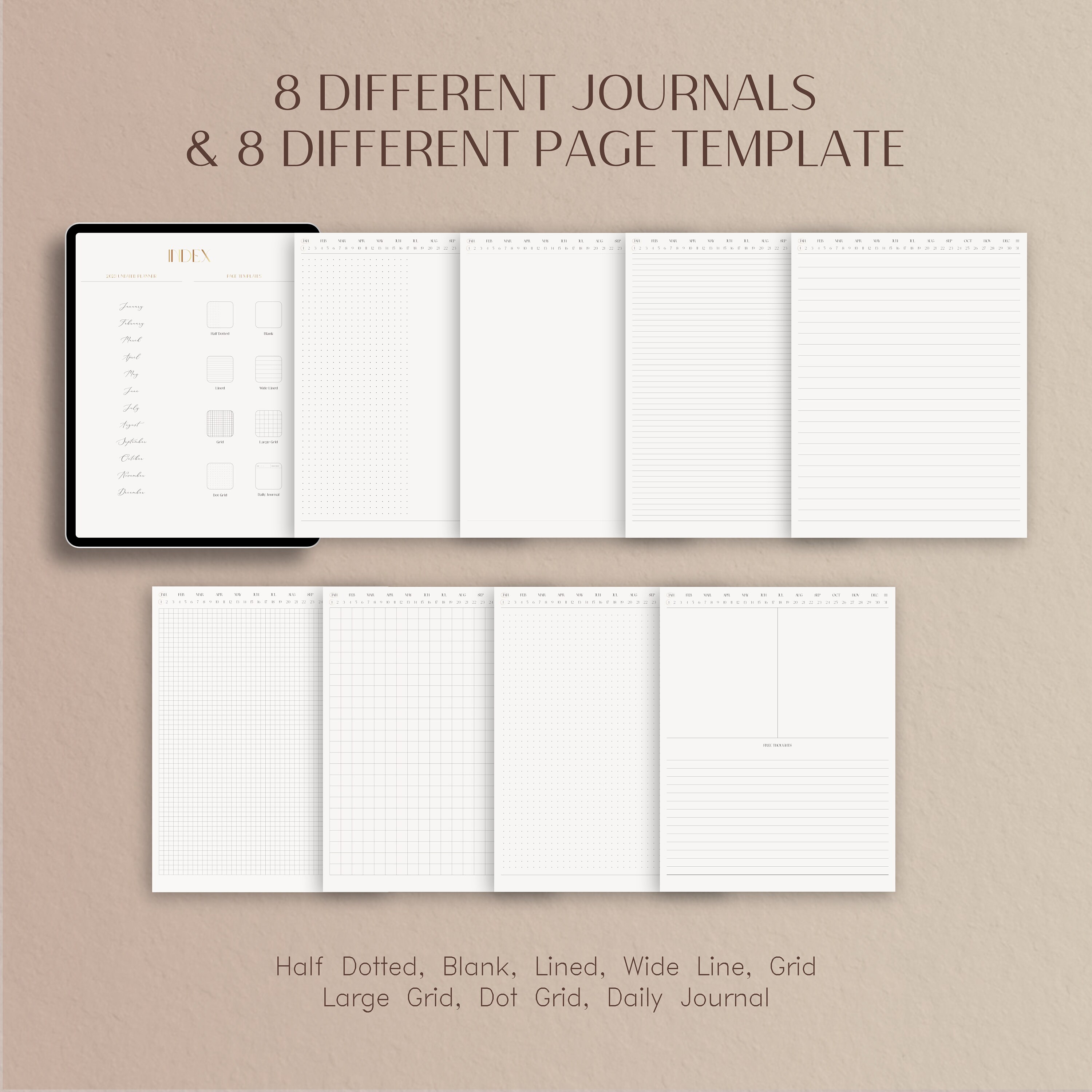 Digital Journal | Digital Notebook | Goodnotes Notebook | iPad Notebook ...