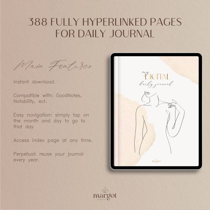 Digital Journal | Digital Notebook | Goodnotes Notebook | iPad Notebook ...