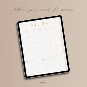 Undated Digital Planner | Goodnotes Notability iPad Digital Planner ...