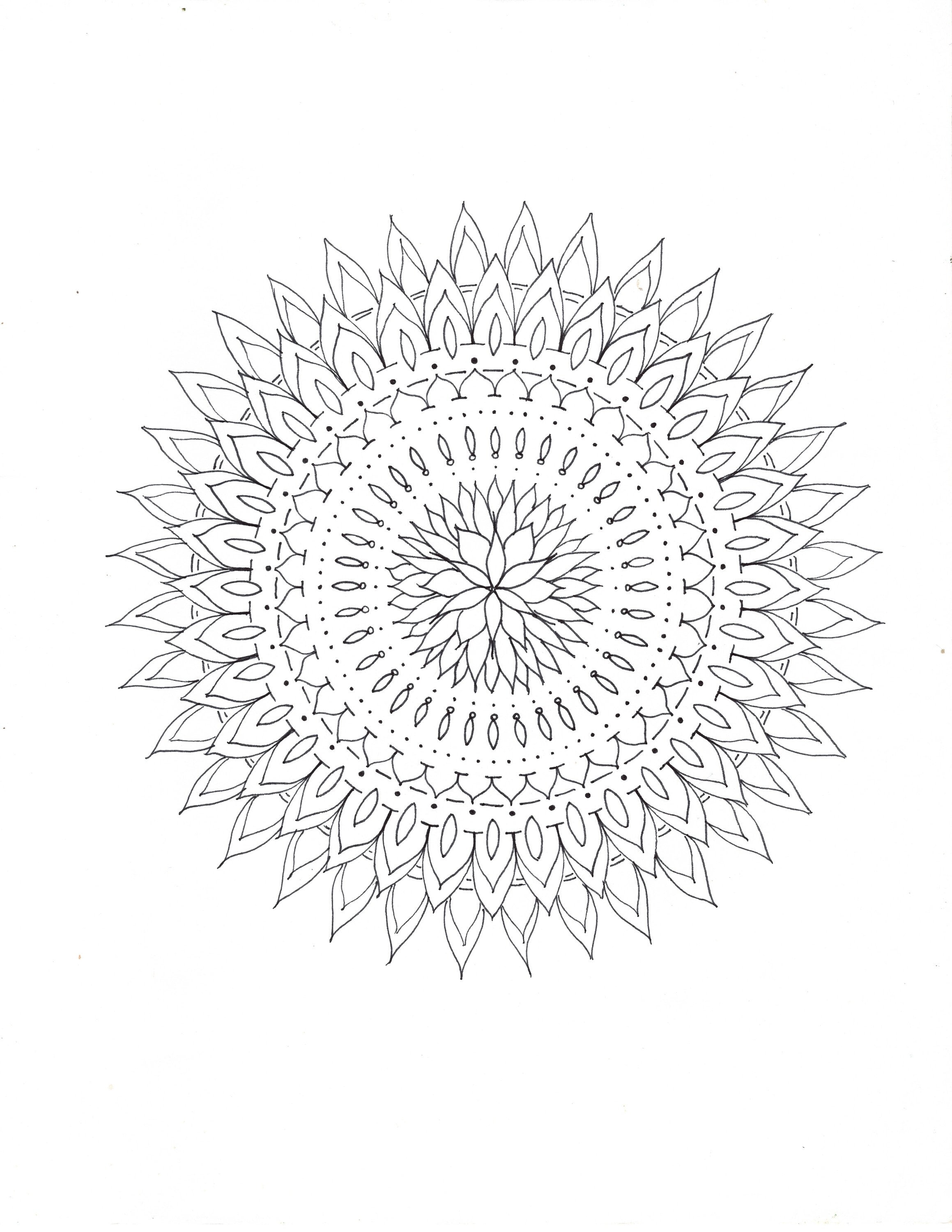 Mandala Coloring Page #1 - Etsy
