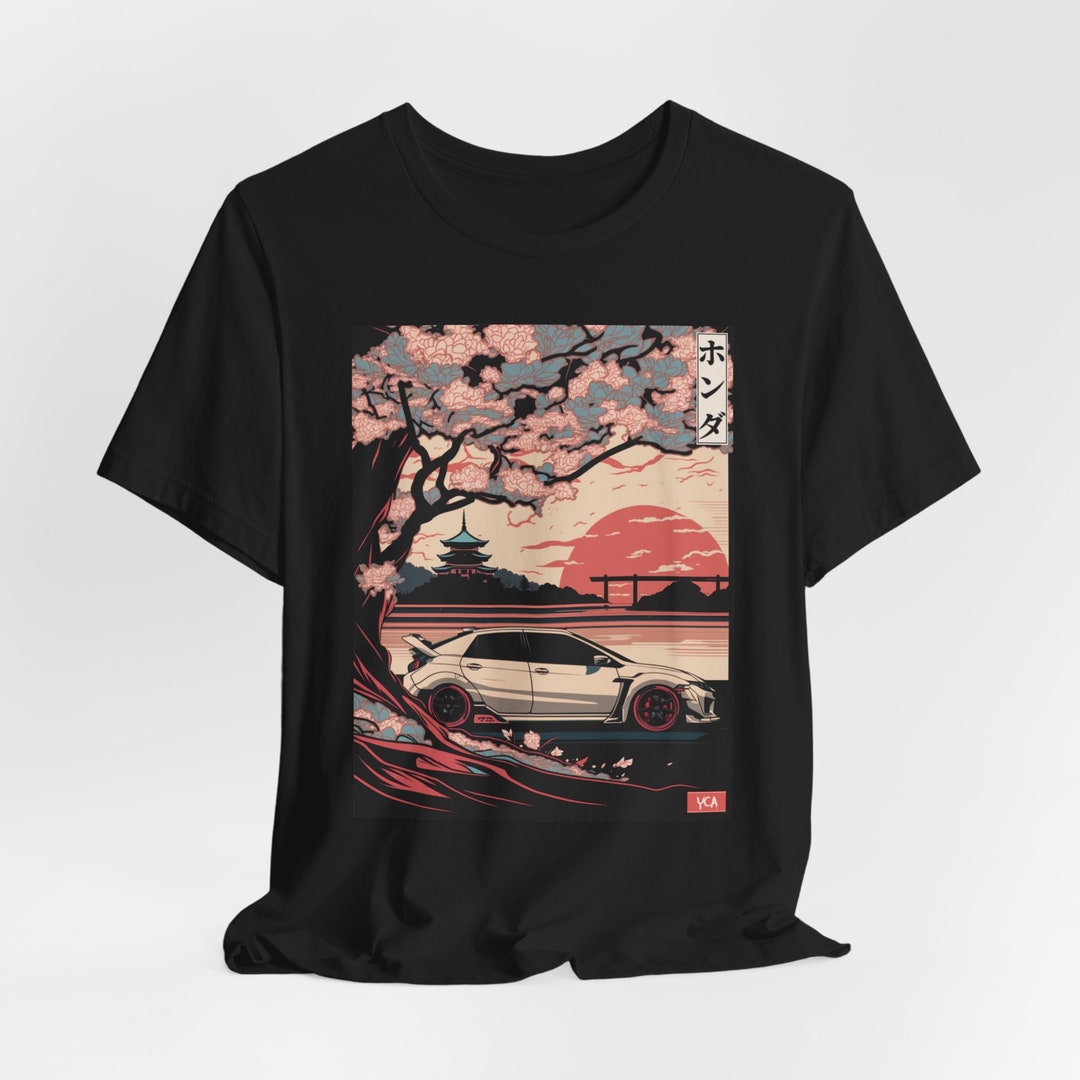 Honda Civic Type R Ukiyo-e Unisex Shirt - Etsy