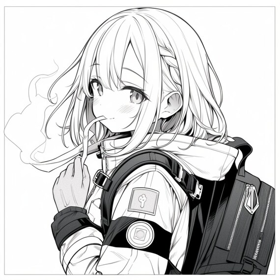 Girl Firefighter Coloring Pages