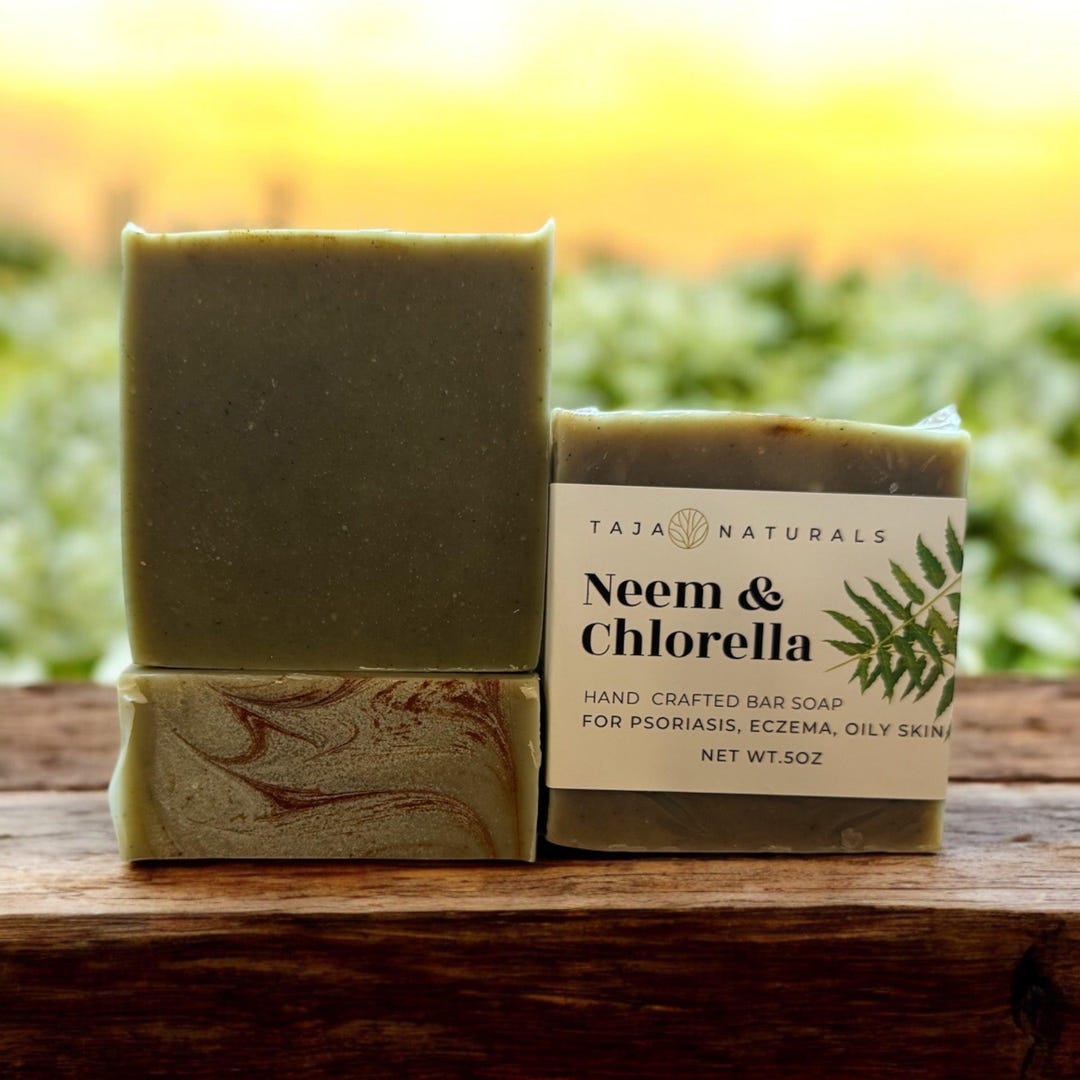 Neem & Chlorella Bar Soap (ACNE BAR) - Etsy