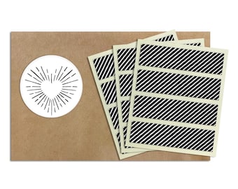 Set of 1” Circle Match Striker Stickers – Bumble Pattern Pre-cut Match ...