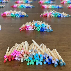 2" Matches - 300 Count of Cherry Red (striking Stickers Included) - Etsy