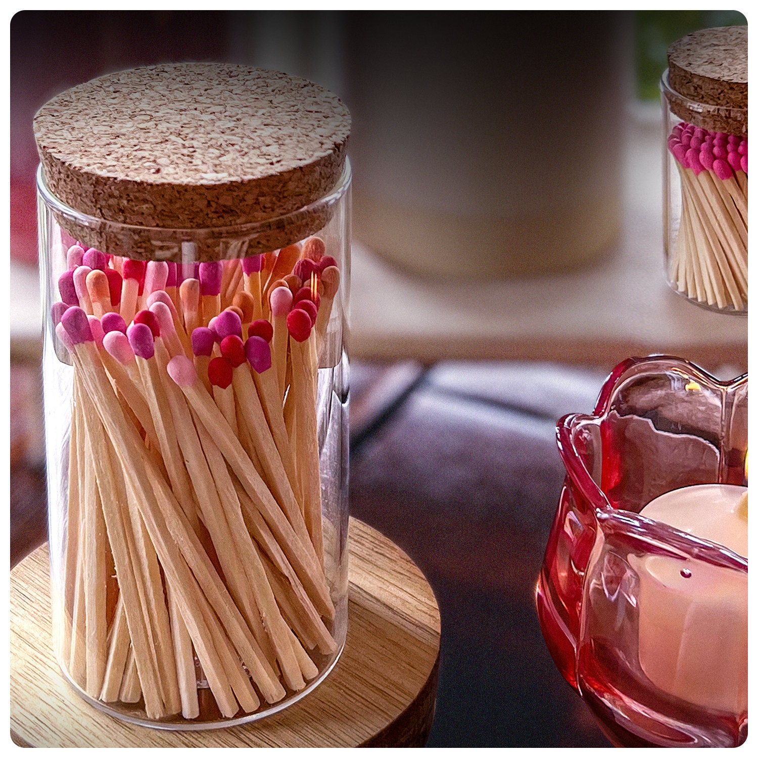 4" Matches - 200 Count of Light Pink (striking Stickers Included) - Etsy