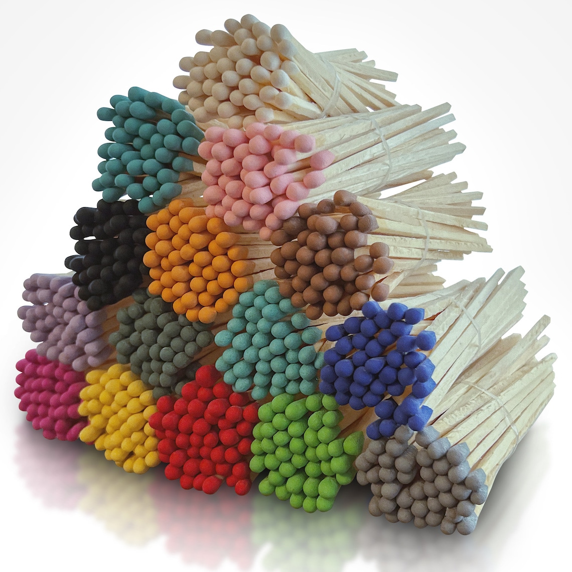 4 Matches 200 Count of Bright Rainbow striking Stickers Included - Etsy