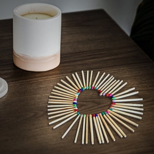 2" Matches - 300 Count of Peachy Orange (striking Stickers Included) - Etsy