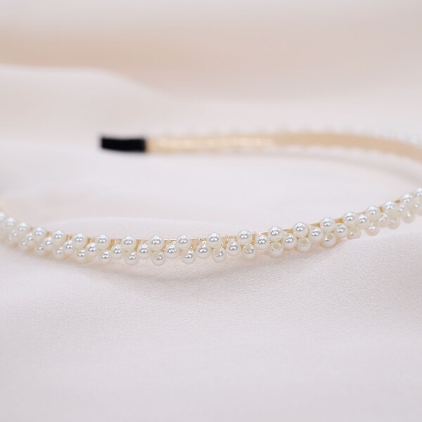 Pearl Headband - Etsy