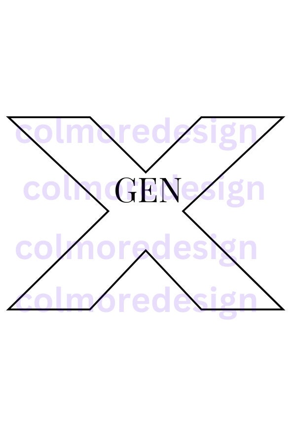 Gen X Svg File-generation X Svg File - Etsy