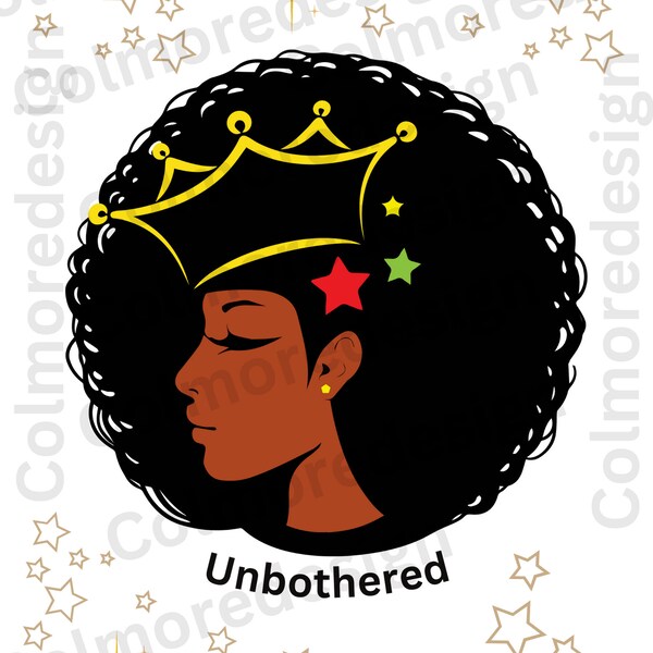 Unbothered Svg Svg - Etsy