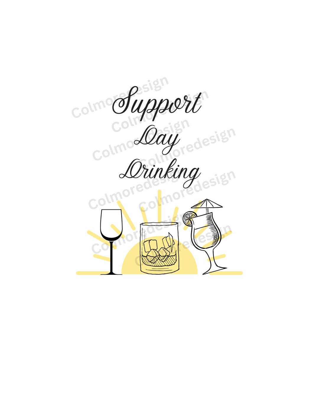 Support Day Drinking Svg File, Birthday Girl Svg, Beer Drinking Day Svg ...