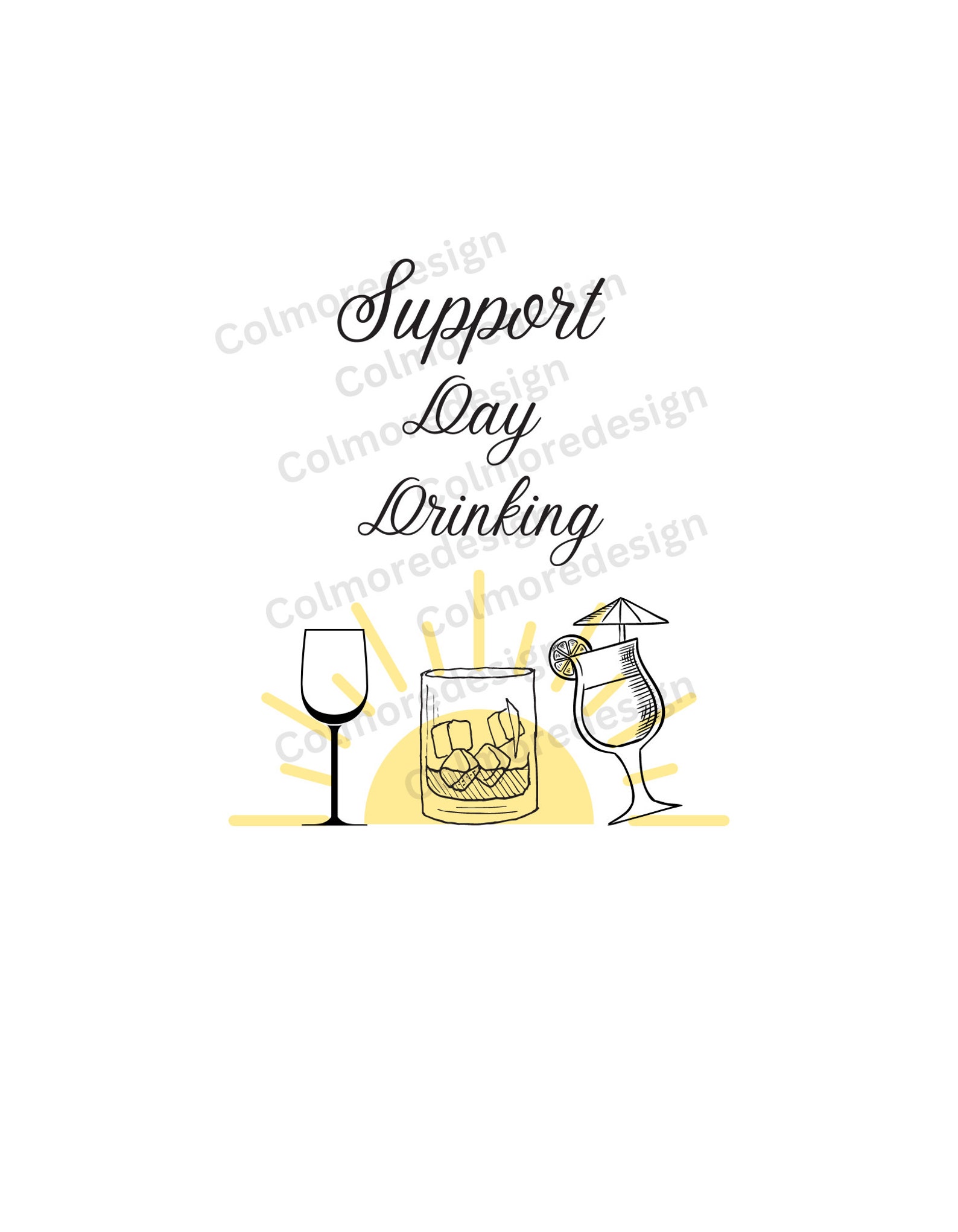 Support Day Drinking Svg File, Birthday Girl Svg, Beer Drinking Day Svg ...