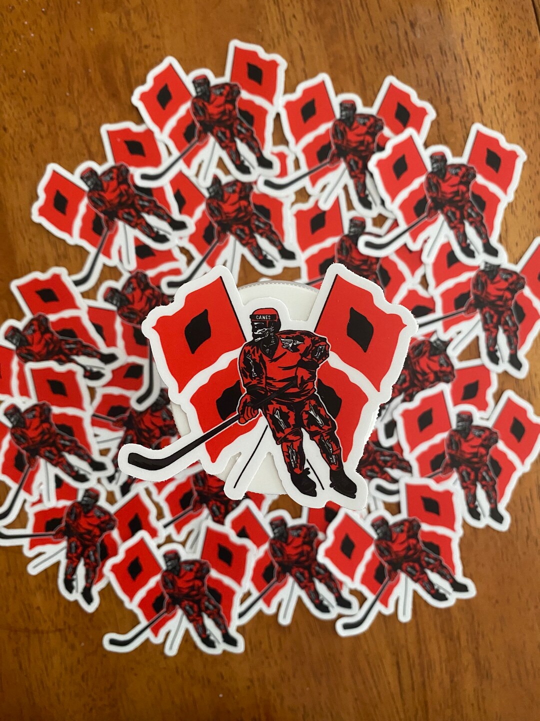 Carolina Hurricanes Skeleton Sticker - Etsy