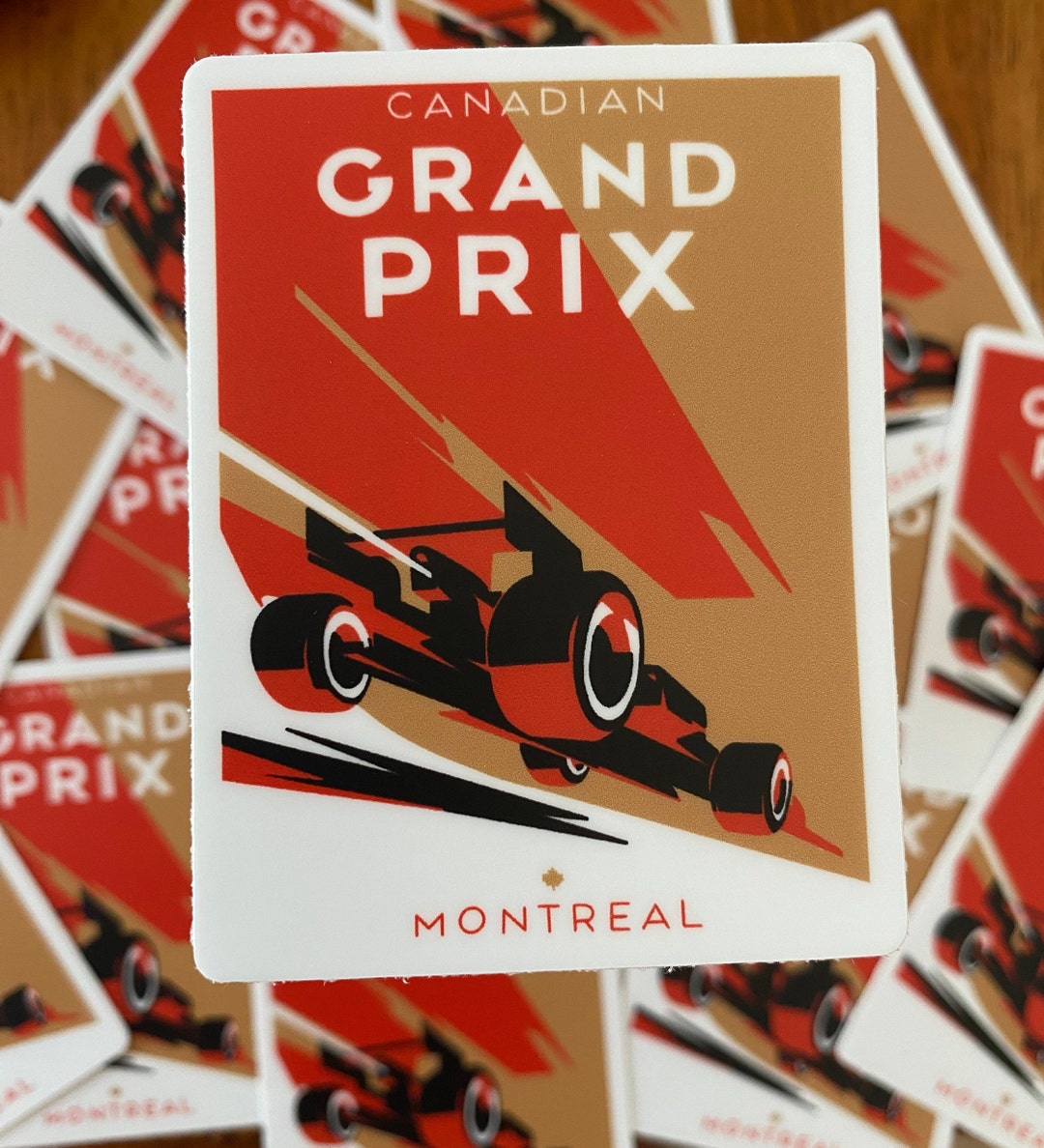 Canadian Grand Prix Sticker - Etsy