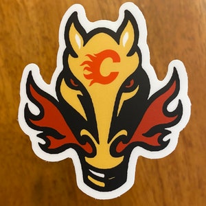 Calgary Flames Sticker - Etsy