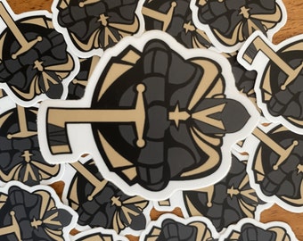 NHL Las Vegas Golden Knigts Sticker - Etsy