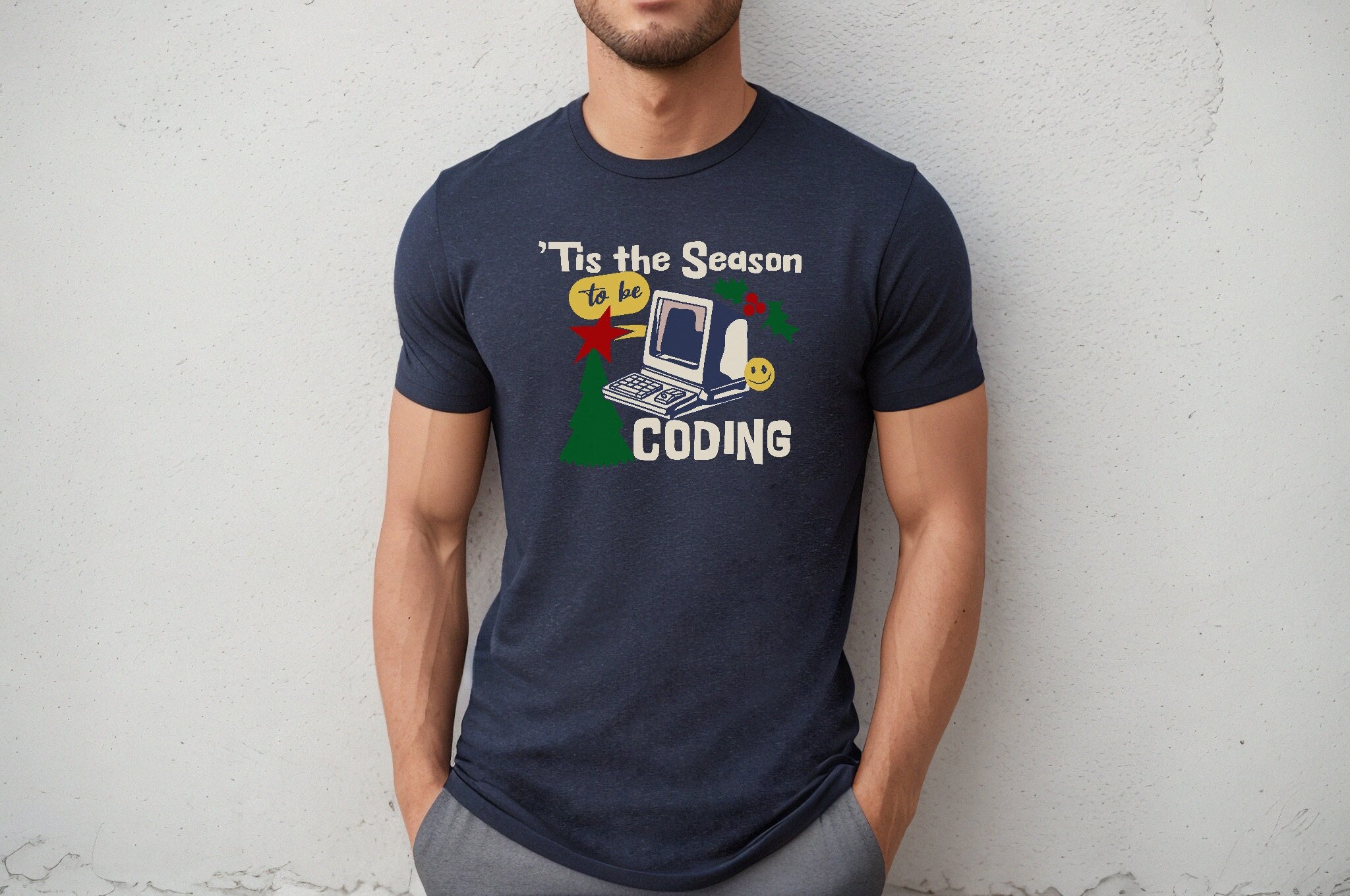 Tis Season to Be Coding Funny Computer Engineer Christmas Shirt ...