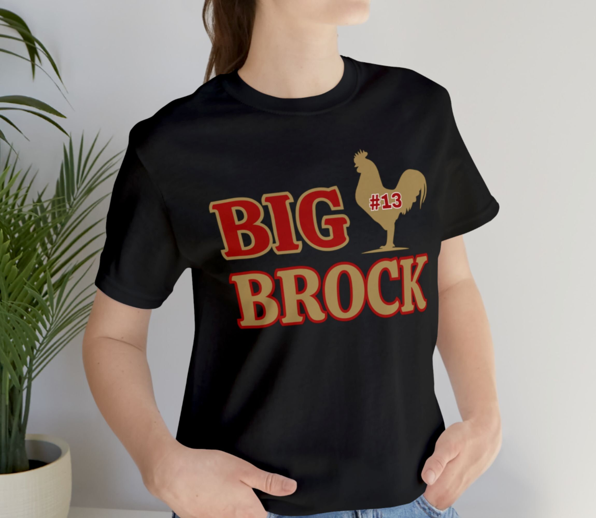 San Francisco 49er Football Quarterback Brock Purdy Big Brock 13 Fan T ...