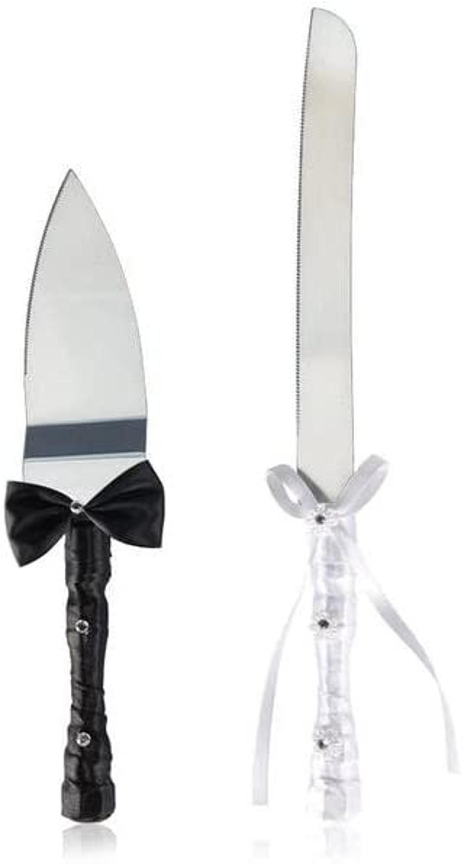 Bride & Groom Cake Knife Server Set for Weddings, Anniversaries - Etsy