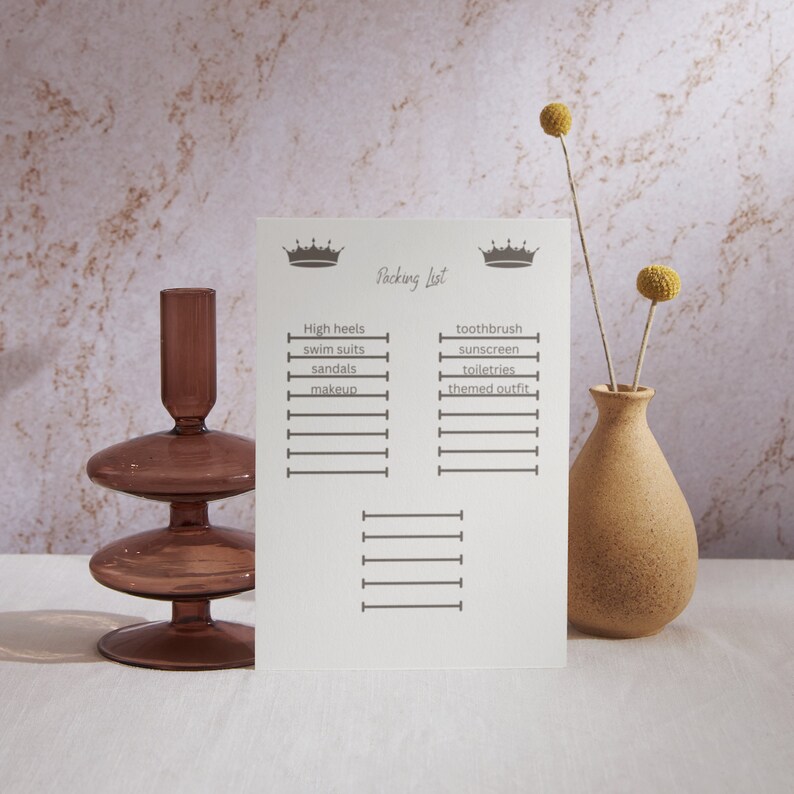 Editable and Printable Bachelorette Weekend Crown Neutral - Etsy