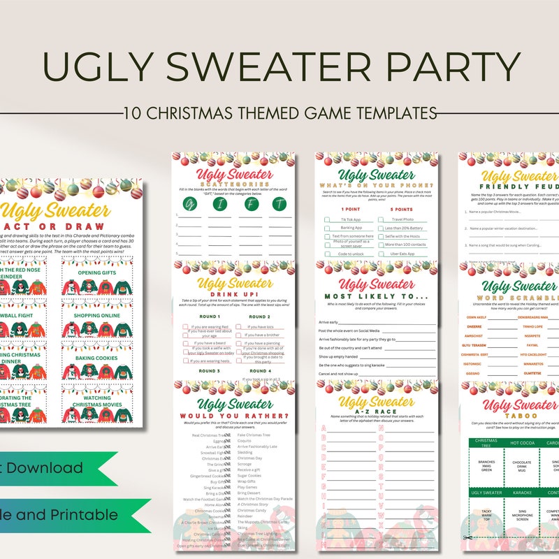 Ugly Sweater Party - Etsy