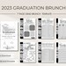 Editable 2023 Graduation Bundle, Printable Graduation Bundle With Games ...