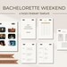 Editable and Printable Bachelorette Weekend Crown Neutral Bundle ...