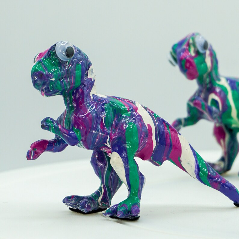 DRIPASAURUS tiny Diny Baby T-rex Dinosaur Art - Etsy