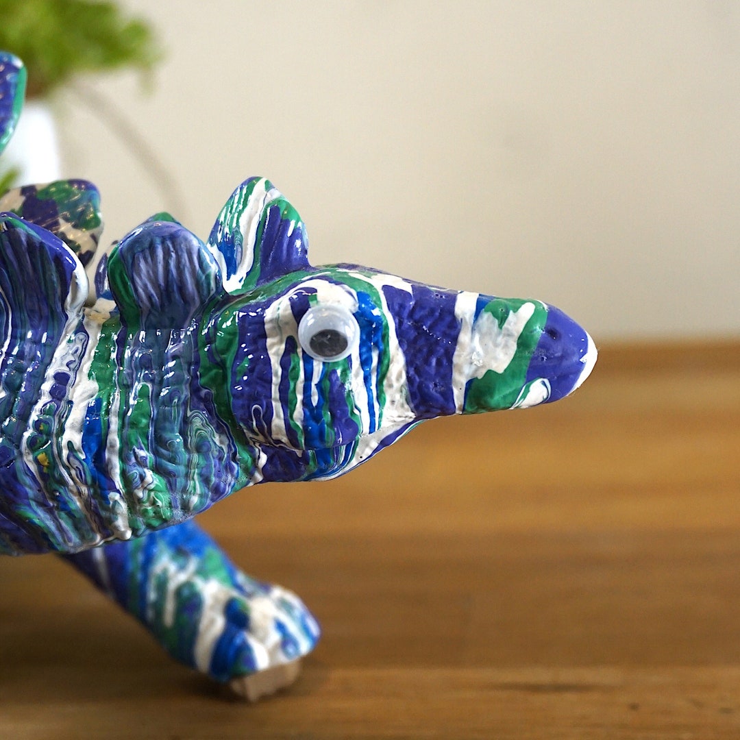 DRIPASAURUS - Stegosaurus - Extra Large Dinosaur Art Sculpture - Hand ...