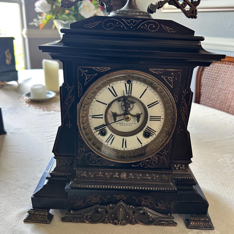 Ansonia Antique Wall Clocks - Etsy