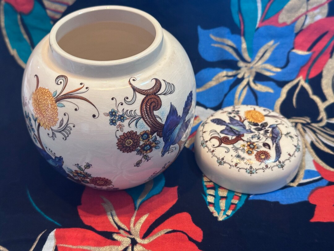 Sadler Ginger/tea Caddy 5.12 Birds and Flowers 1930 - Etsy