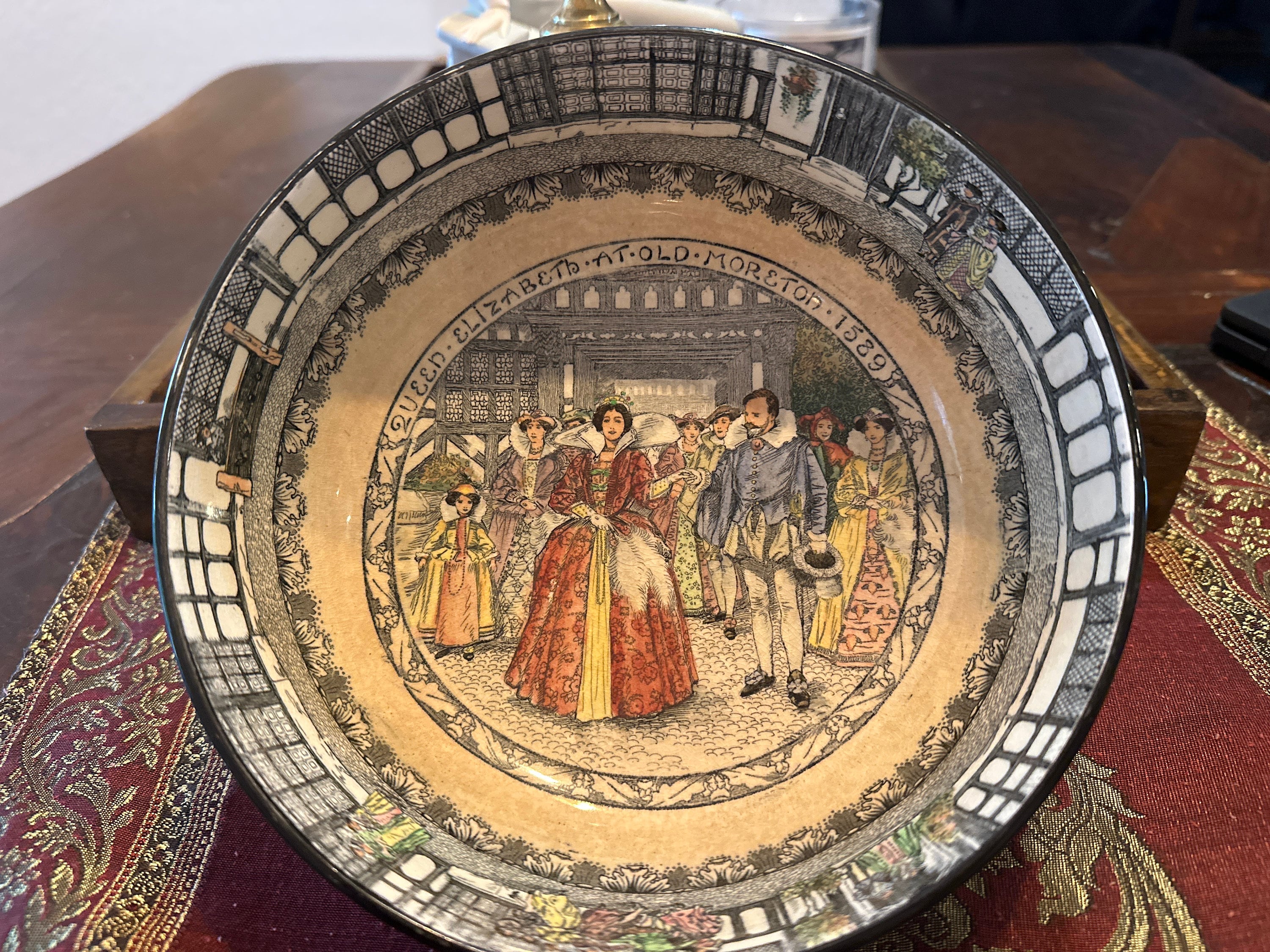 Royal Doulton “old Moreton Hall” Queen Elizabeth 8” Serving Bowl - Etsy
