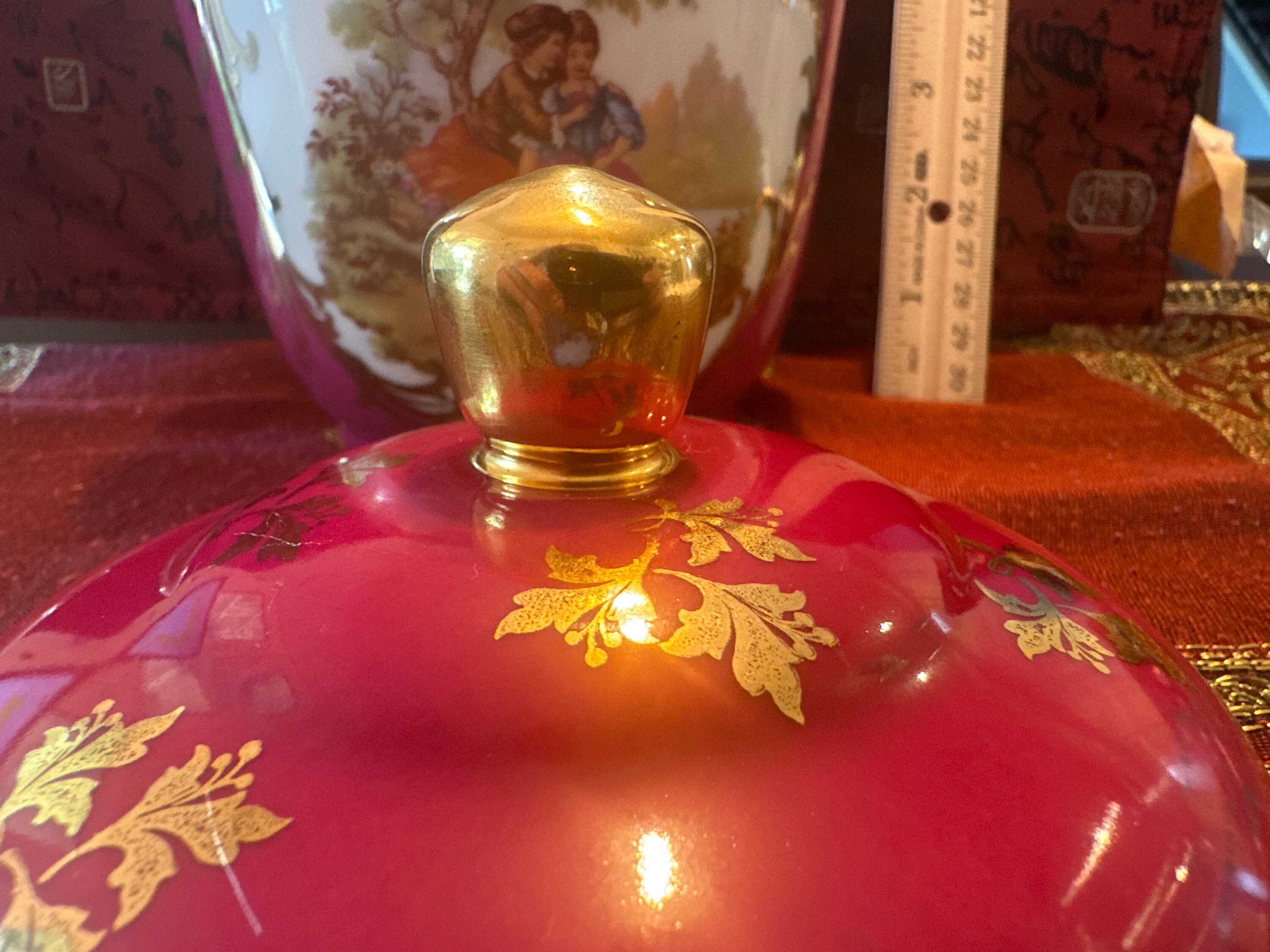 Limoges Lidded/ginger Jar With Original Sticker and Stock - Etsy