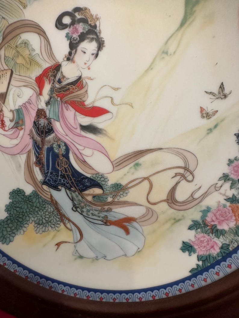 The Pao-chai Beauties of the Red Mansion Series Plate Limited Edition ...